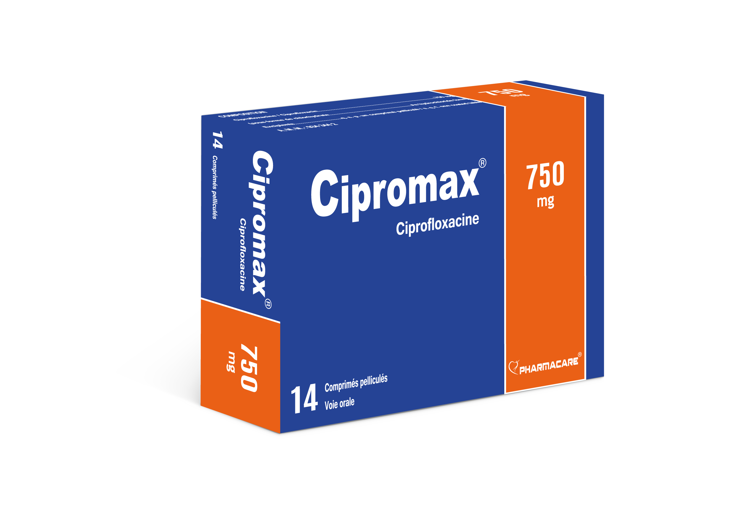 Cipromax 750 mg - Laboratoires pharmacare