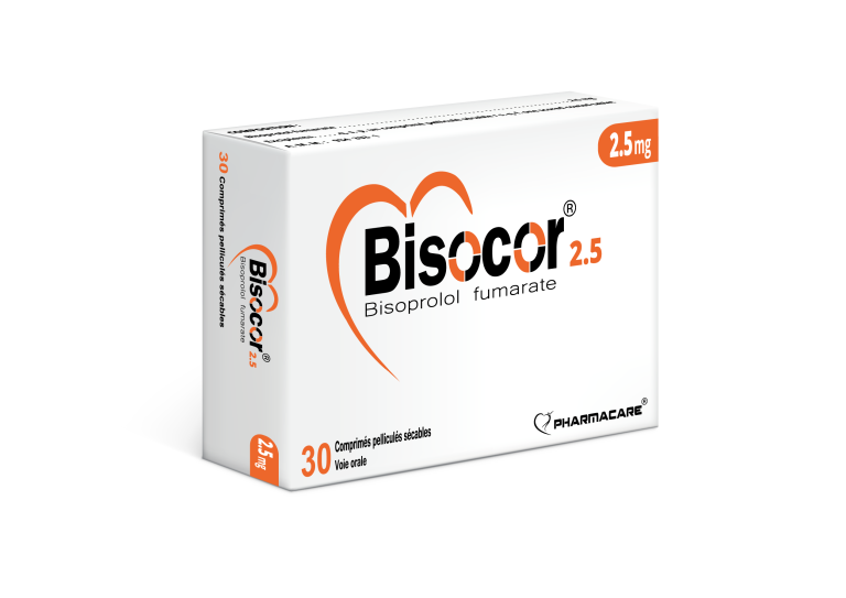 Bisocor 2.5 mg - Laboratoires pharmacare