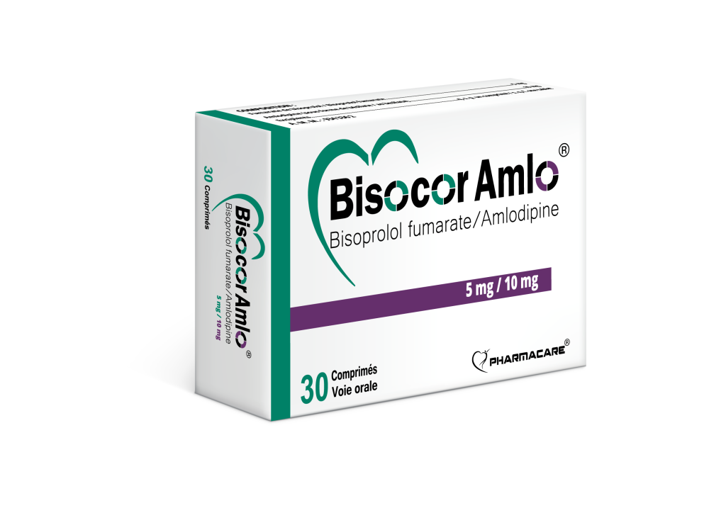 Bisocor Amlo 5/10 mg - Laboratoires pharmacare