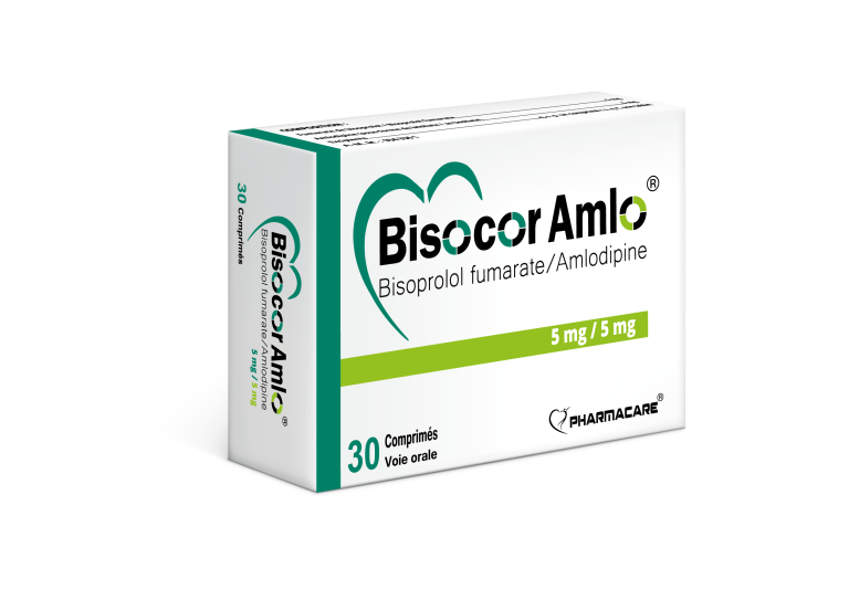 Bisocor Amlo 5/5 mg - Laboratoires pharmacare