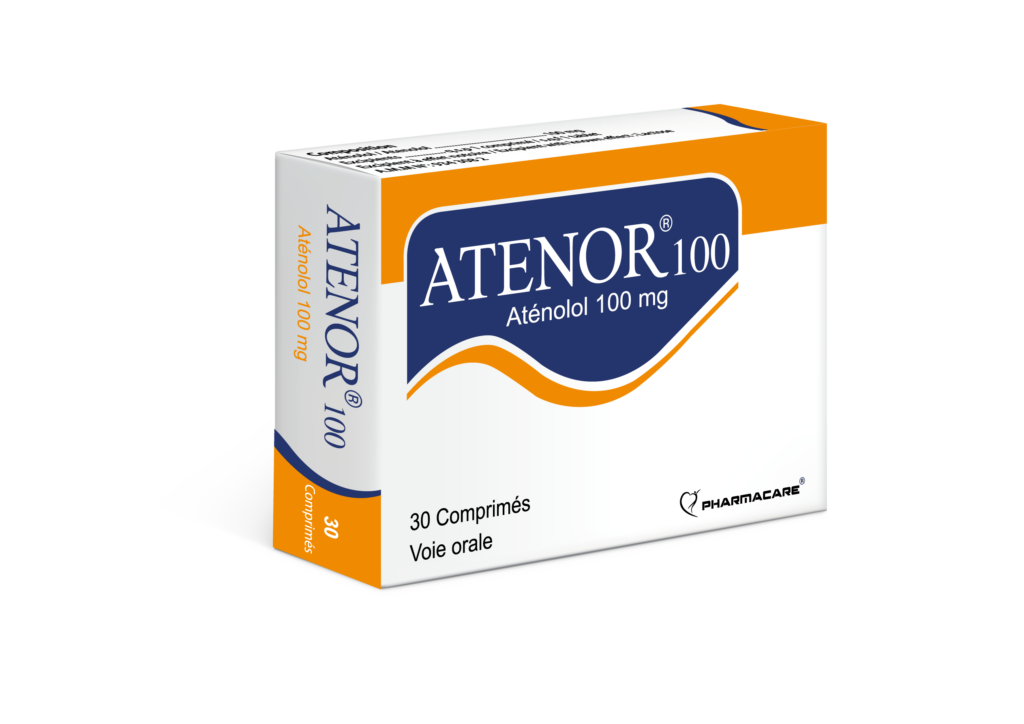 Atenor 100 mg - Laboratoires pharmacare